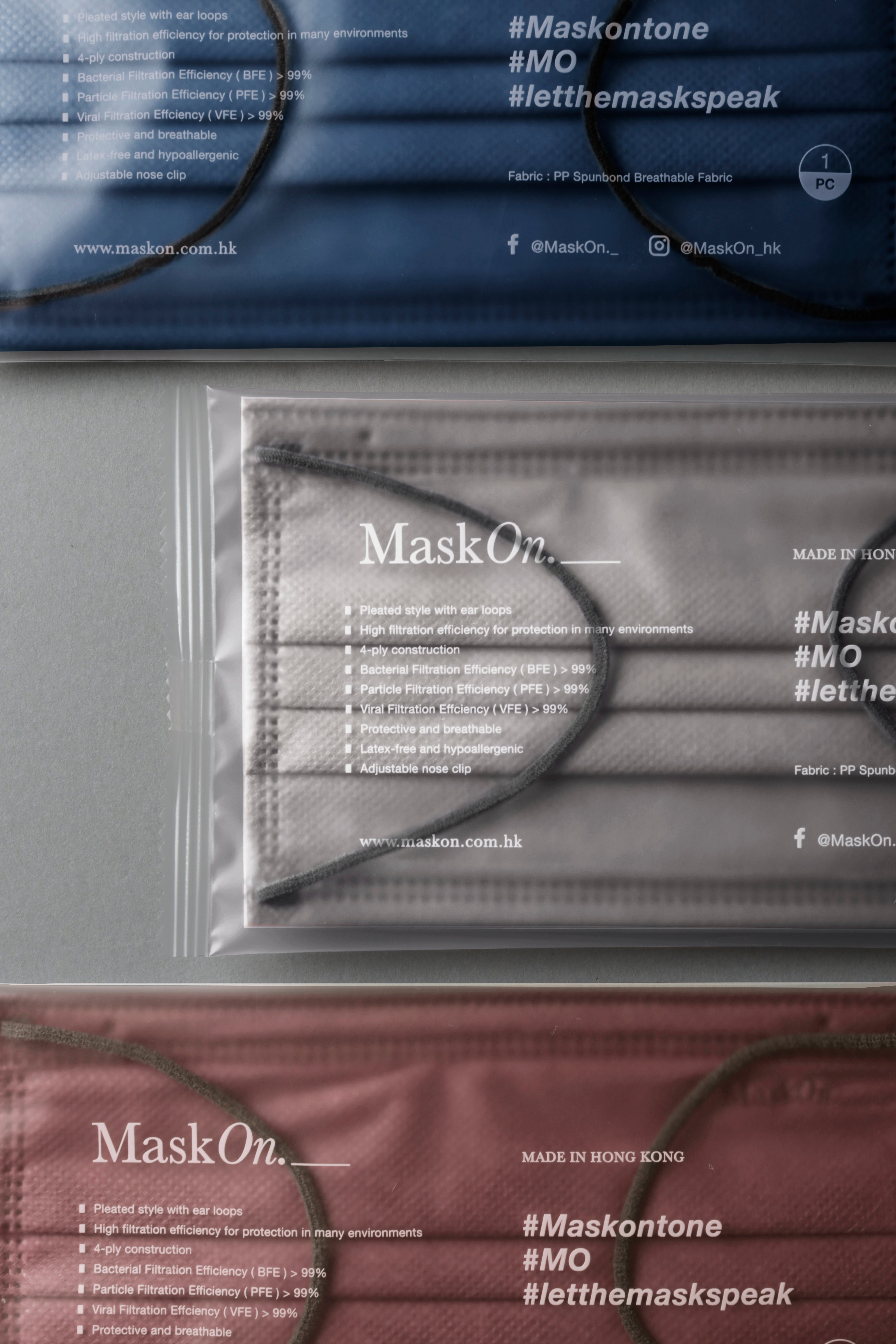 The MO._Mask - ALOOF - 4 ply Disposable Mask [30pcs]